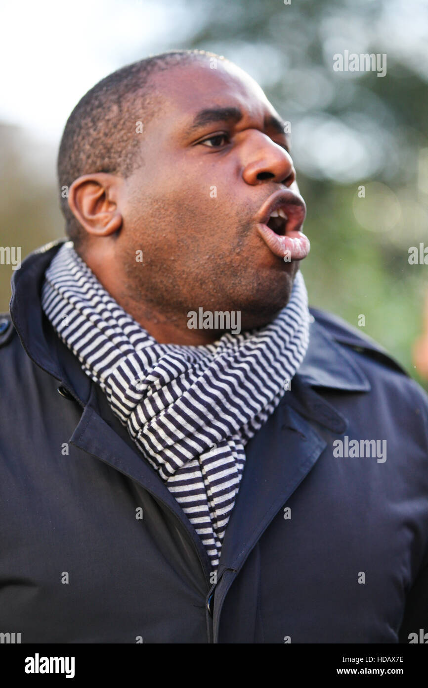 Turkish Embassy , London, UK 11 Dec 2016 - David Lammy MP for Tottenham ...