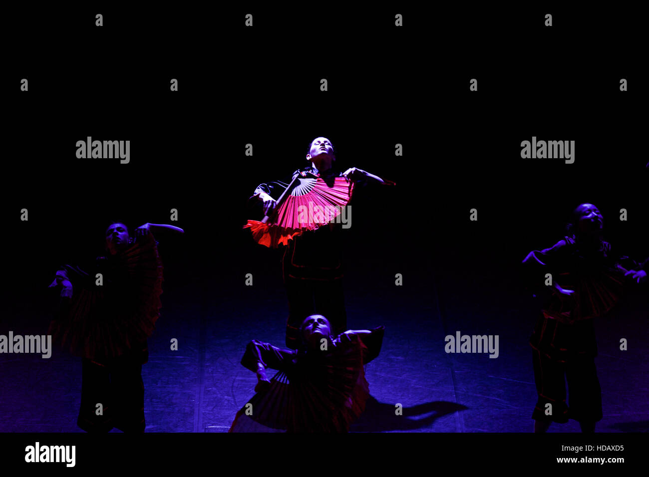 Rome, Italy. 10th Dec, 2016. Performers dance during the dancing show ...