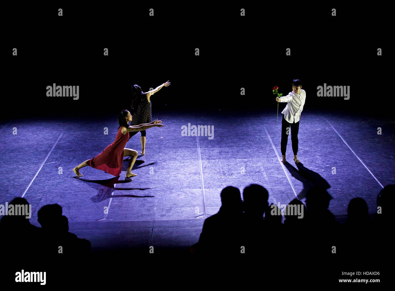 Rome, Italy. 10th Dec, 2016. Performers dance during the dancing show ...