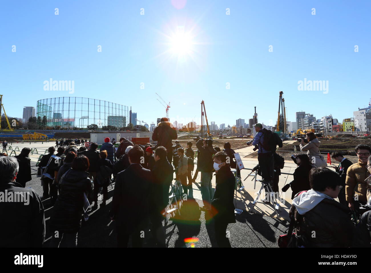 General view, DECEMBER 11, 2016 : Groundbreaking ceremony for the new ...
