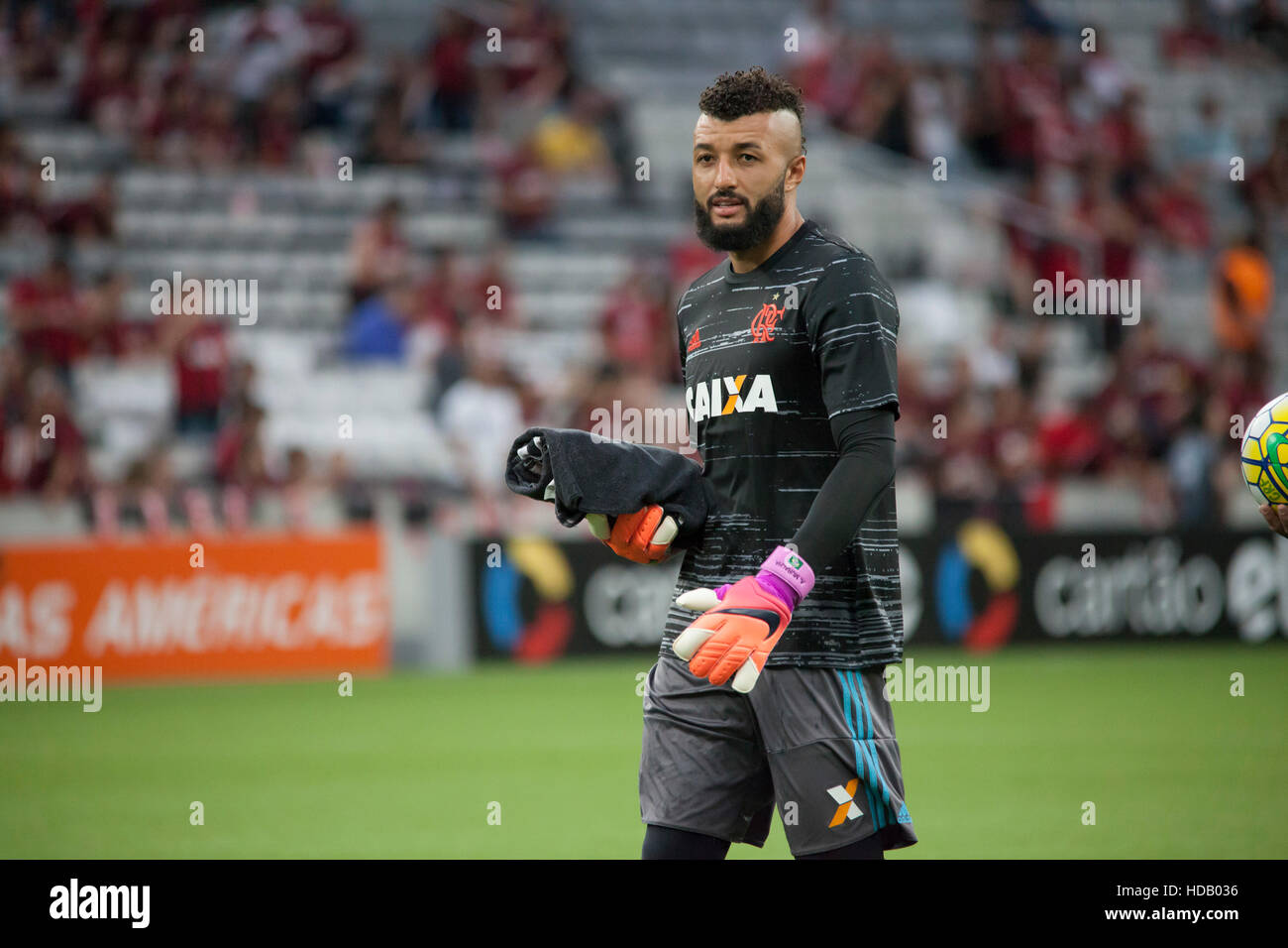 Curitiba, Brazil. 11th Dec, 2016. Goalkeeper Flamengo Alex Wall on ...