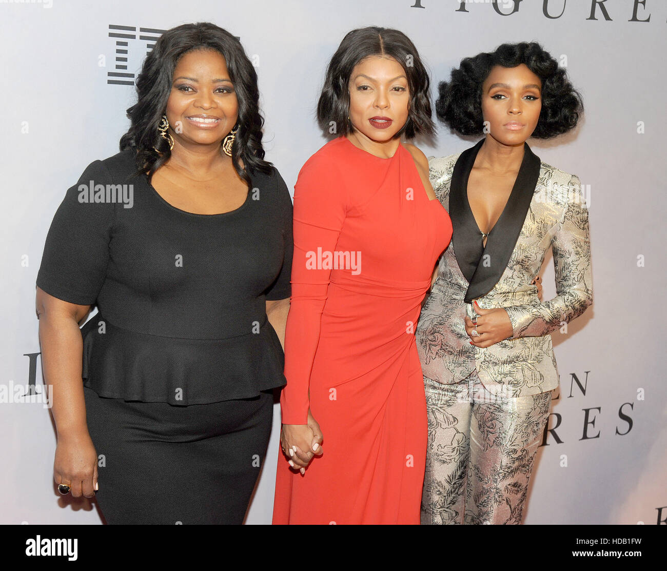 New York, USA. 10th Dec, 2016. Octavia Spencer, Taraji P. Henson and ...
