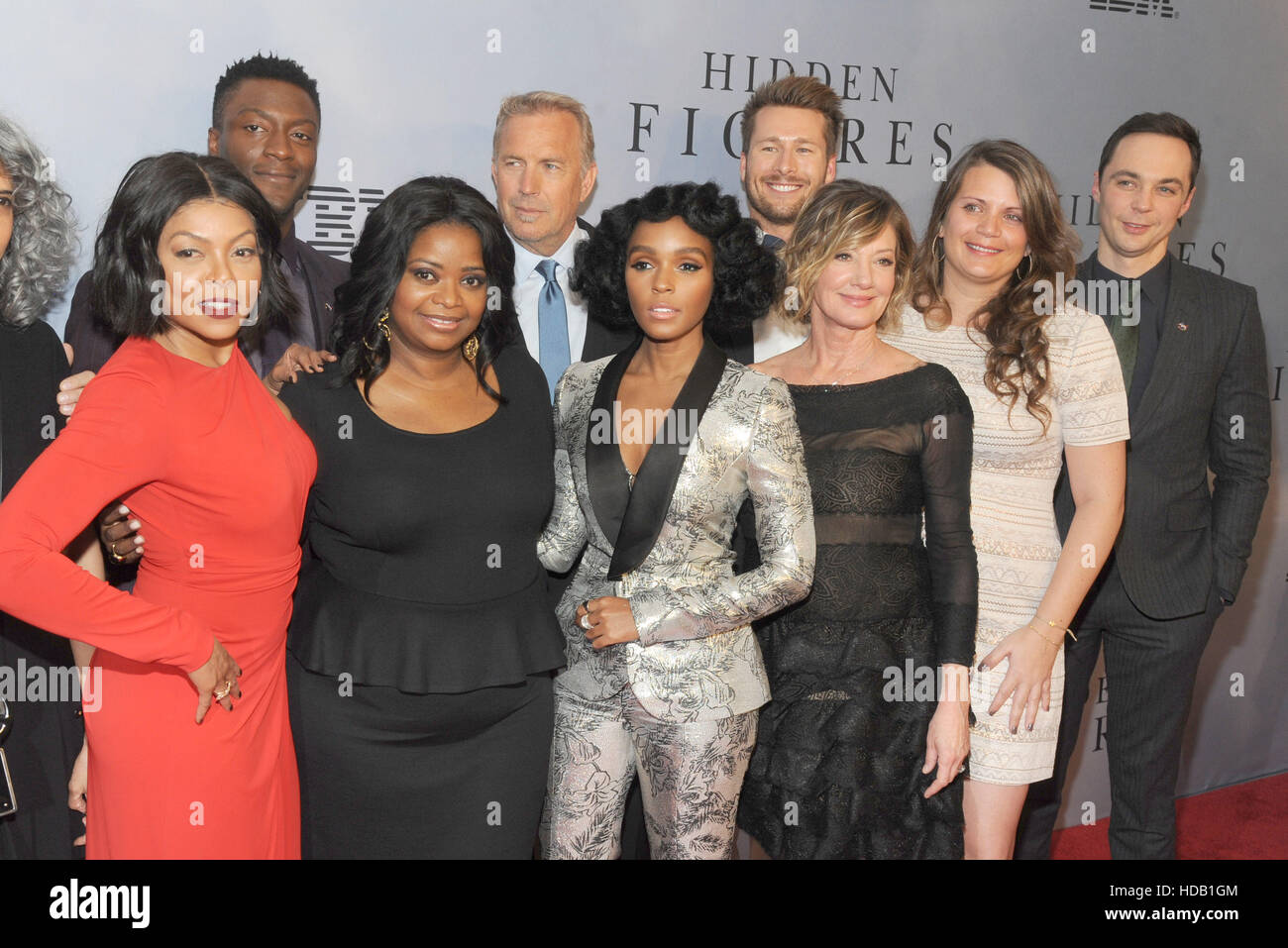 New York, USA. 10th Dec, 2016. Taraji P. Henson, Aldis Hodge, Octavia ...