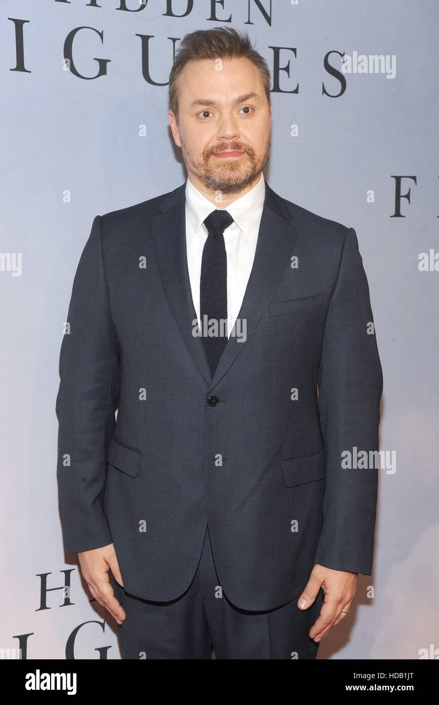 New York, USA. 10th Dec, 2016. Theodore Melfi attend the 'Hidden ...