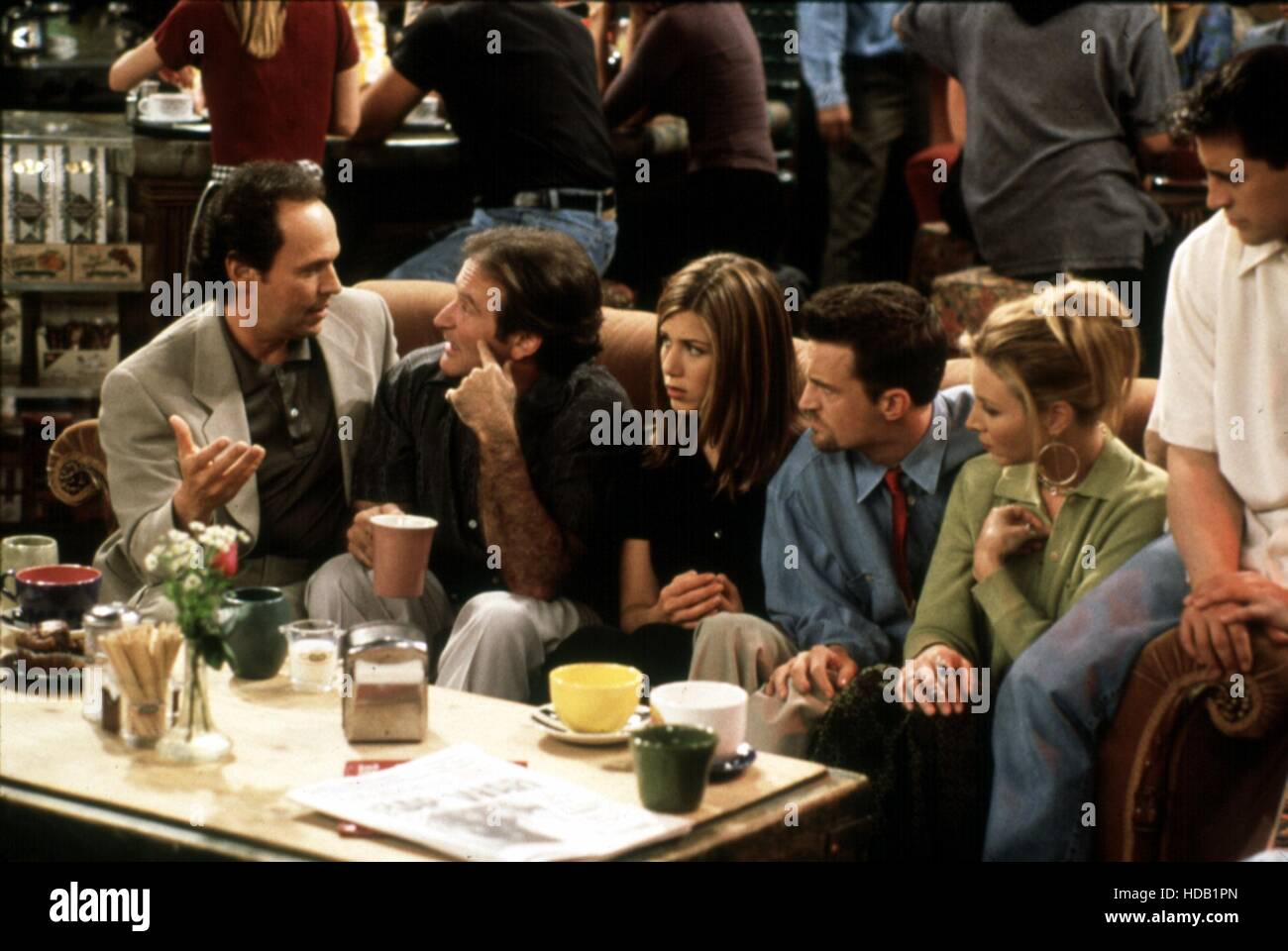 FRIENDS, Billy Crystal, Robin Williams, Jennifer Aniston, Matthew Perry ...
