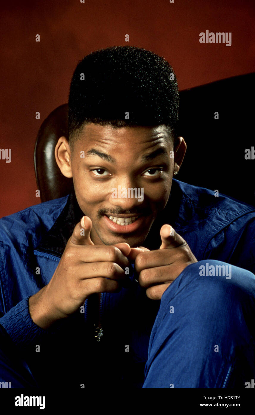 FRESH PRINCE OF BEL AIR, Will Smith, 1990-1996, pointing Stock Photo ...