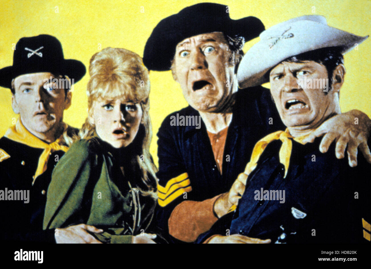 F TROOP, Ken Berry, Melody Patterson, Forrest Tucker, Larry Storch ...