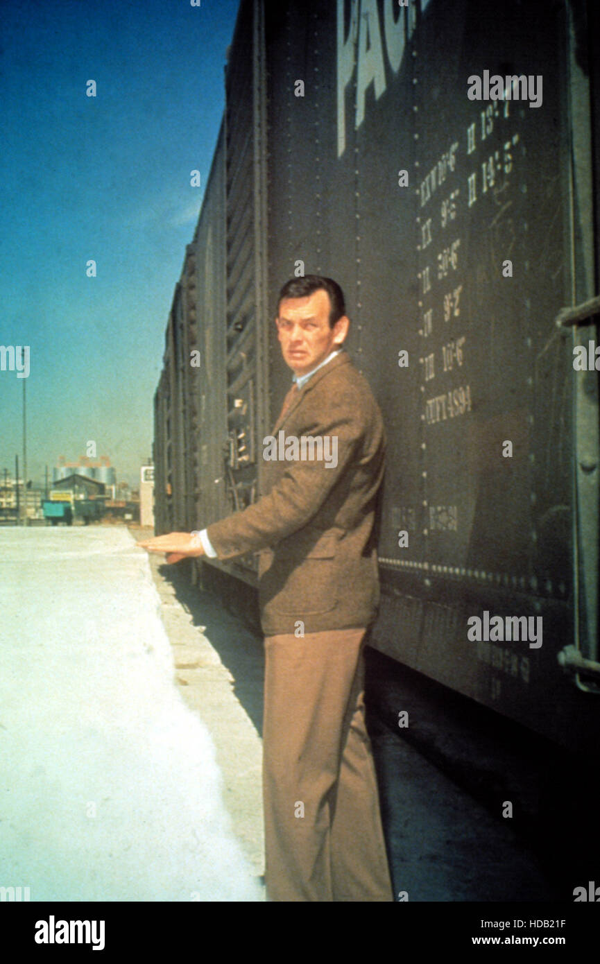 FUGITIVE, David Janssen, 1963-1967 Stock Photo - Alamy