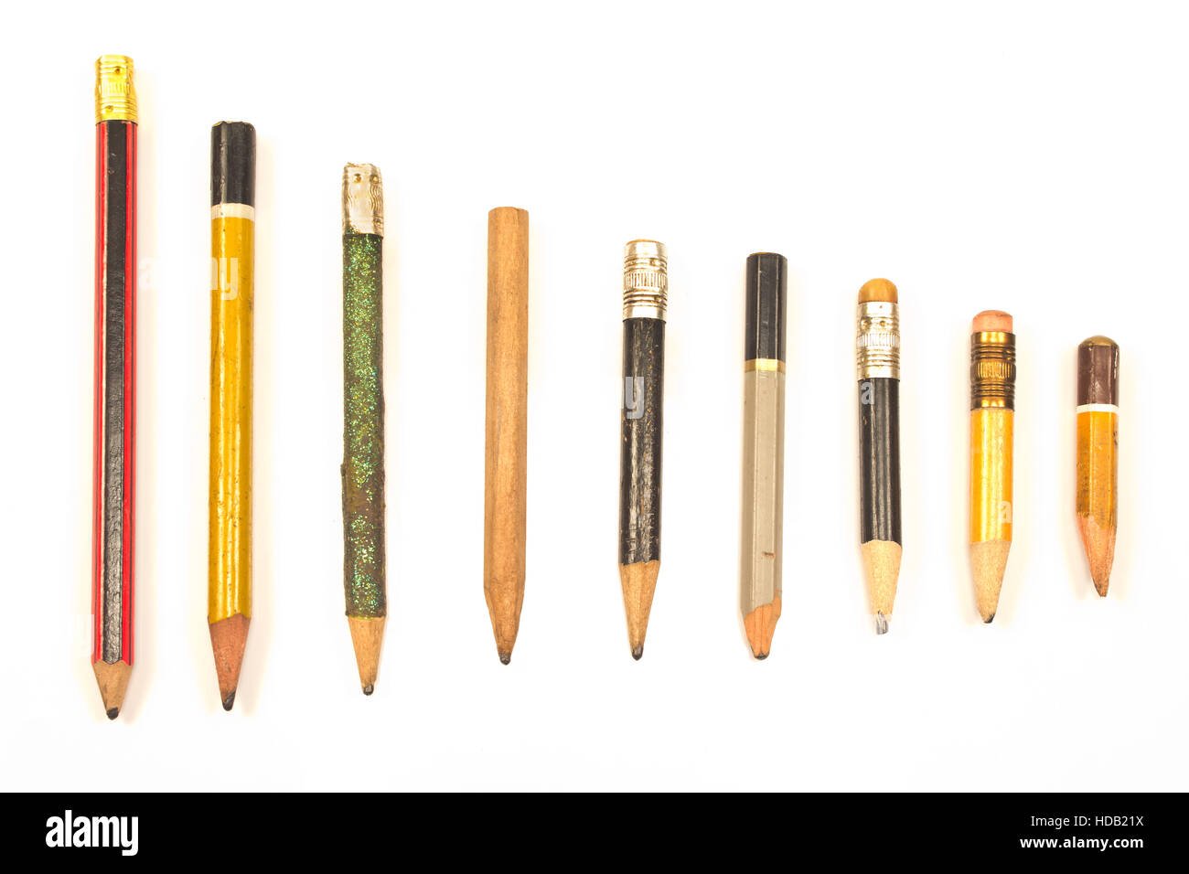 Old pencil Cut Out Stock Images & Pictures - Alamy