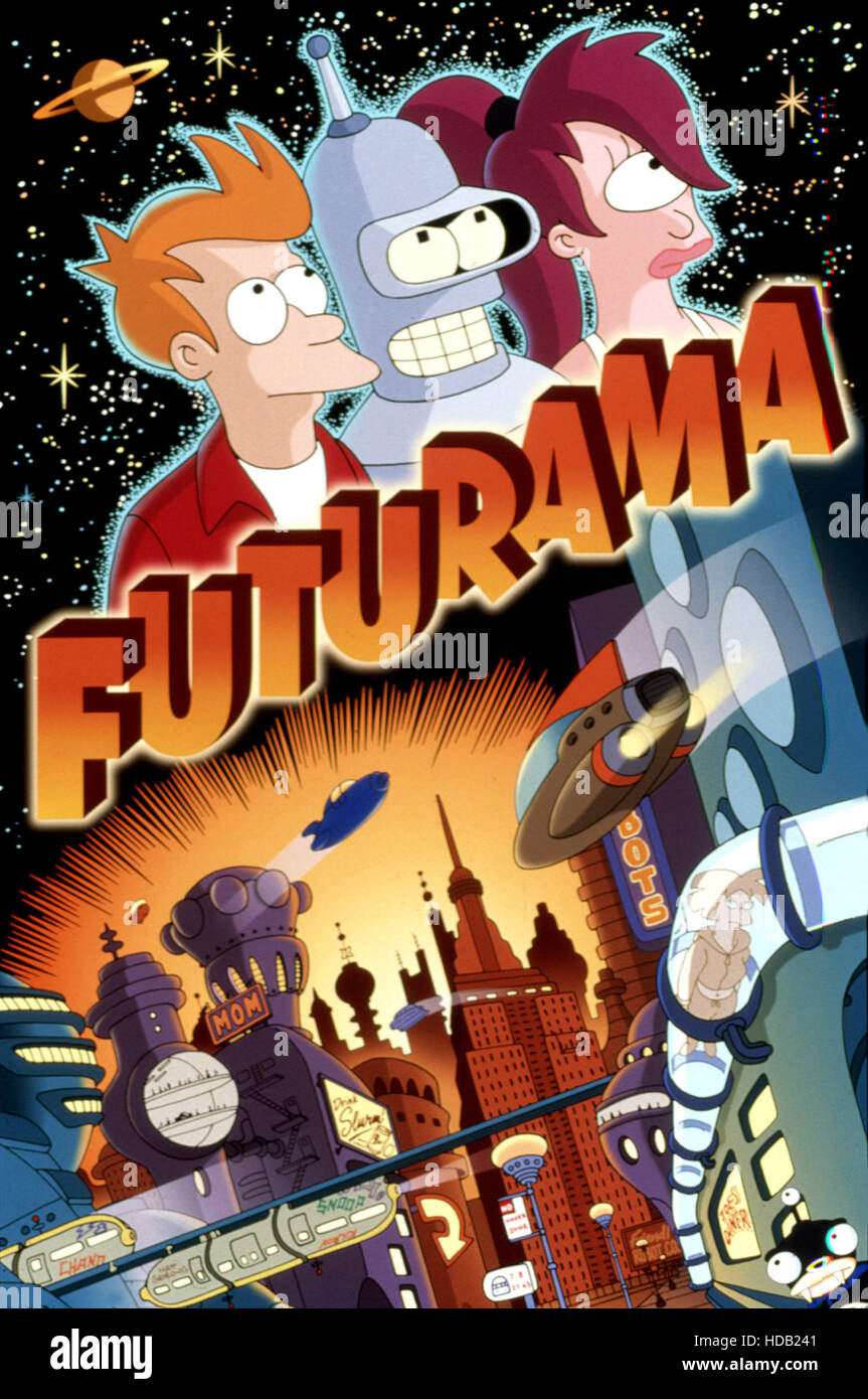 FUTURAMA, Philip J. Fry, Bender, Leela, 1999-present. TM and Copyright ...