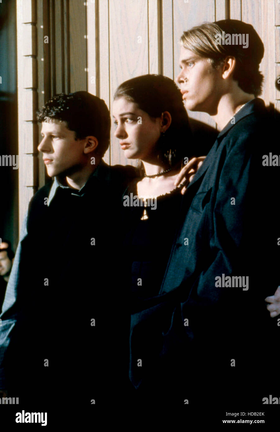 GET REAL, (from left): Jesse Eisenberg, Anne Hathaway, Eric Christian ...