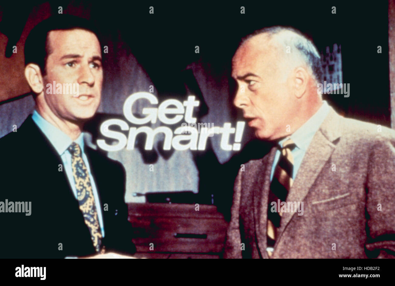 GET SMART, Don Adams, Edward Platt, 1965-1970 Stock Photo - Alamy