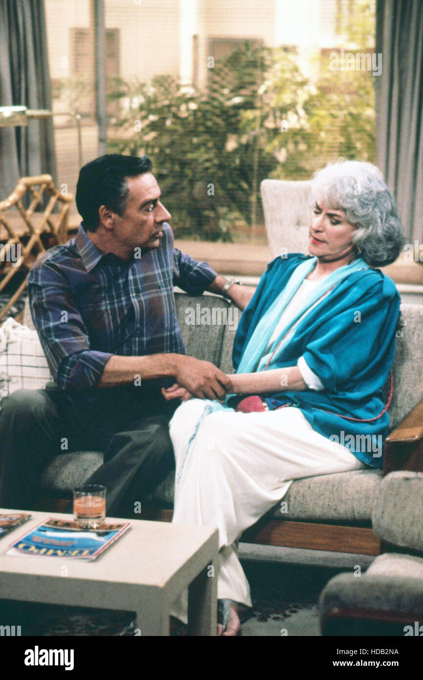 THE GOLDEN GIRLS, from left: Jerry Orbach, Bea Arthur, 'Cheaters ...