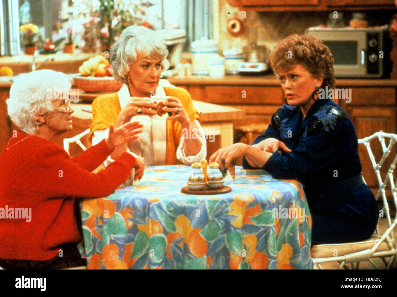 GOLDEN GIRLS, Estelle Getty, Bea Arthur, Rue McClanahan Stock Photo - Alamy