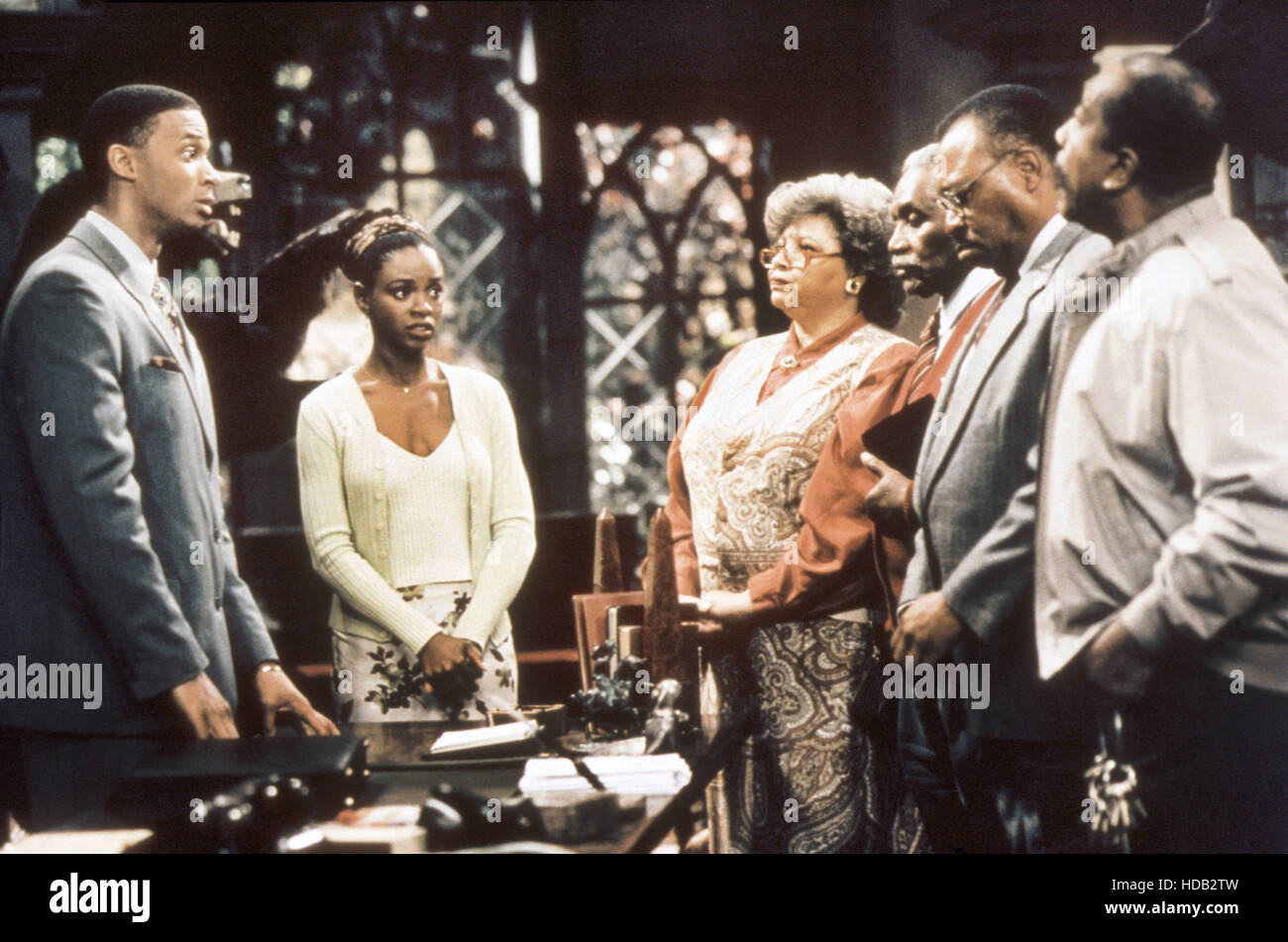 THE GOOD NEWS, David Ramsey (left), Tracey Cherelle Jones (2nd from ...