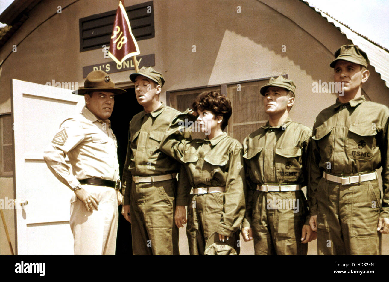 GOMER PYLE USMC (aka GOMER PYLE U.S.M.C.), Frank Sutton (left), Jim ...