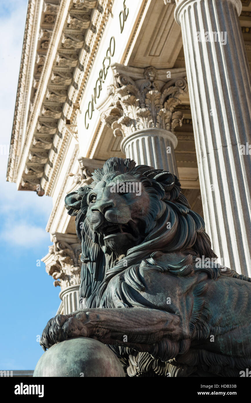 Congreso de los Diputados, congress, parliament, building, Madrid ...