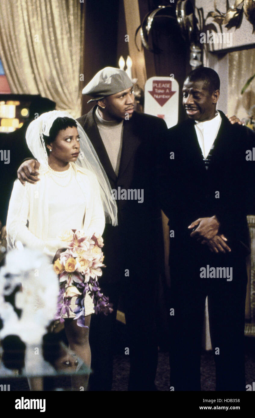IN THE HOUSE, (from left): Yolanda Snowball, LL Cool J, Jimmie Walker ...