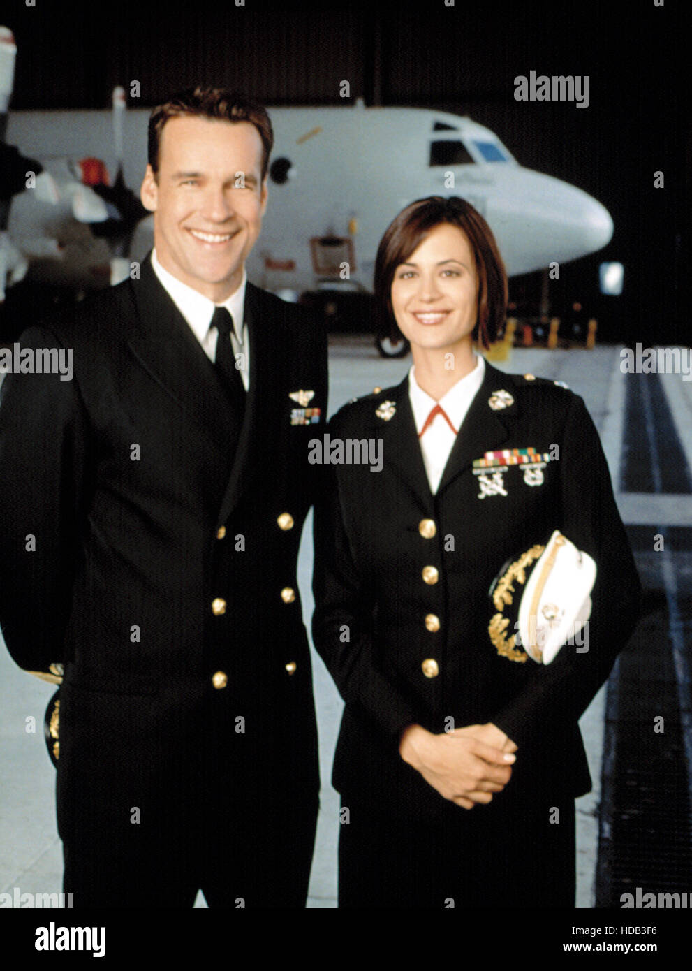 JAG, David James Elliott, Catherine Bell, 1995 Stock Photo - Alamy