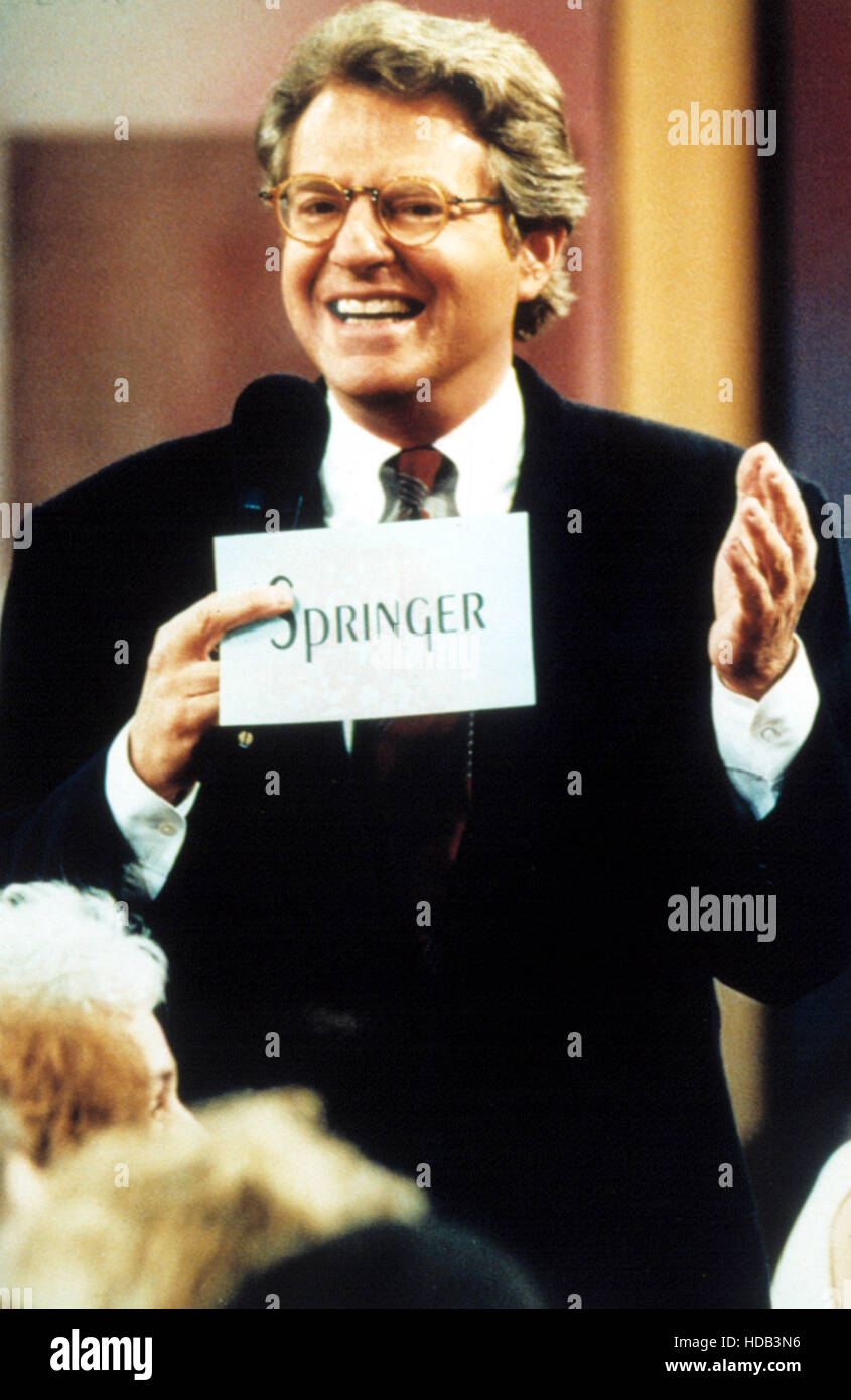 JERRY SPRINGER SHOW, Jerry Springer, 1991-present, (c)Universal TV ...