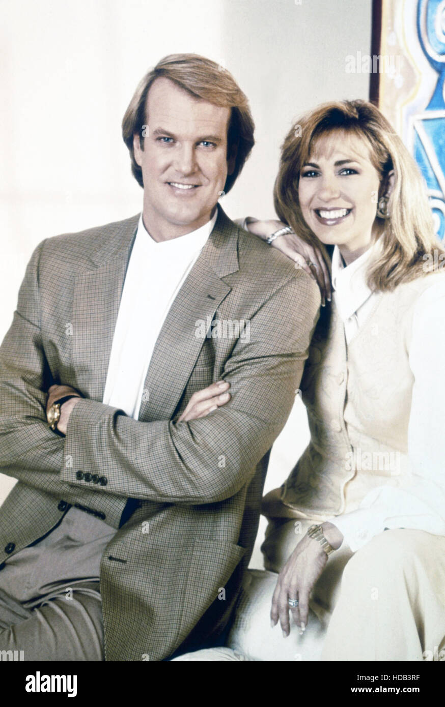 JOHN & LEEZA FROM HOLLYWOOD, from left: John Tesh, Leeza Gibbons, 1993 ...