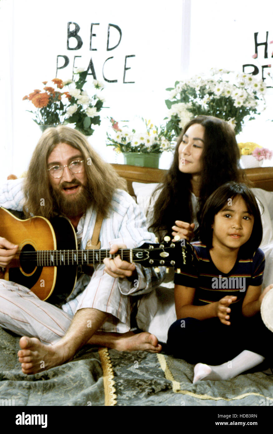 JOHN AND YOKO: A LOVE STORY, Mark McGann, Kim Miyori, Joe Randall ...