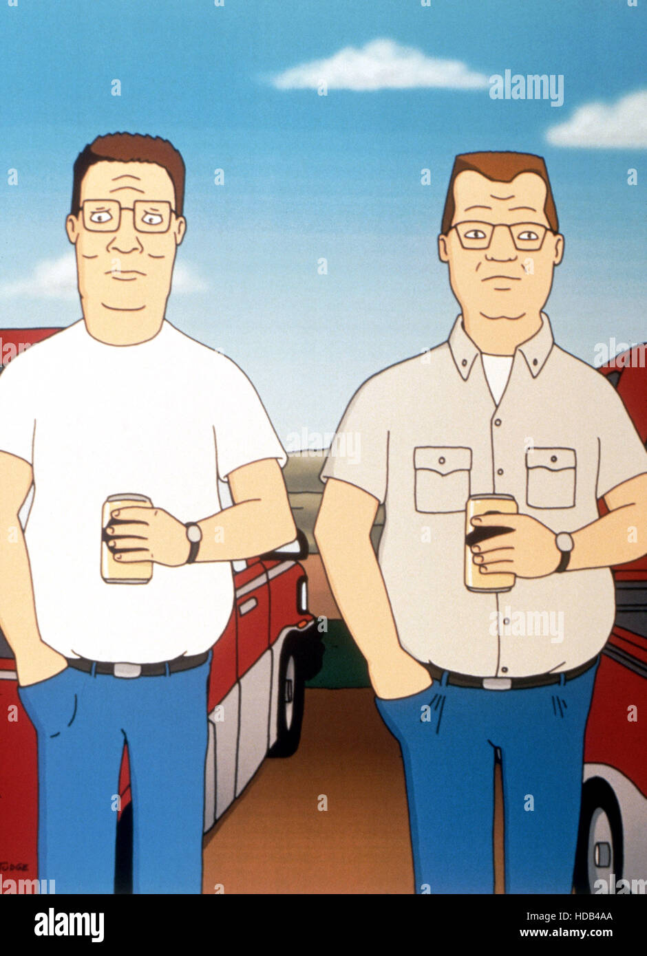 KING OF THE HILL, (from left): Hank Hill, Hal (voice by Drew Carey ...