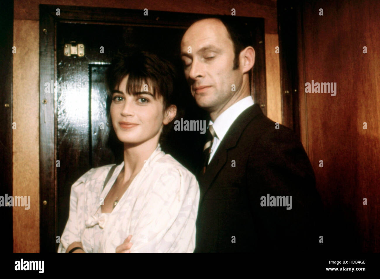 MINDER, (from left): Amanda Pays, Patrick Malahide, 'Murder On The ...