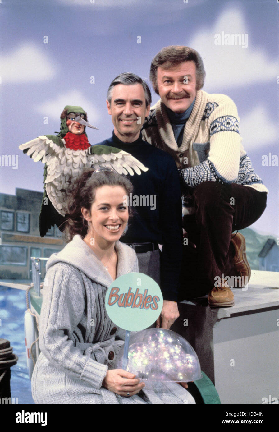 MR. ROGERS NEIGHBORHOOD, Betty Aberlin, Fred Rogers, John Reardon, 1966 ...