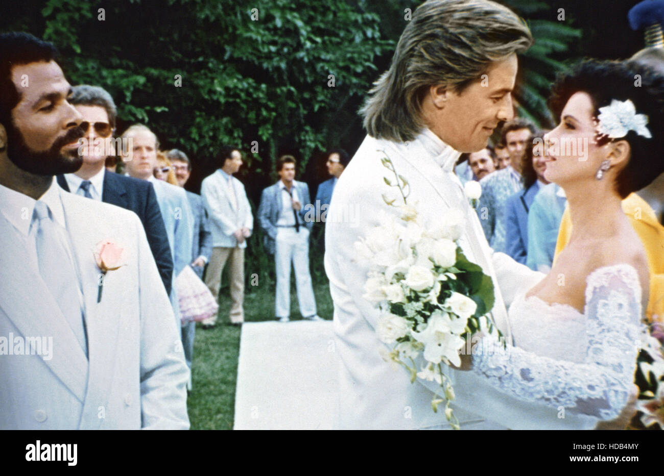 MIAMI VICE, (front, from left): Philip Michael Thomas, Don Johnson ...