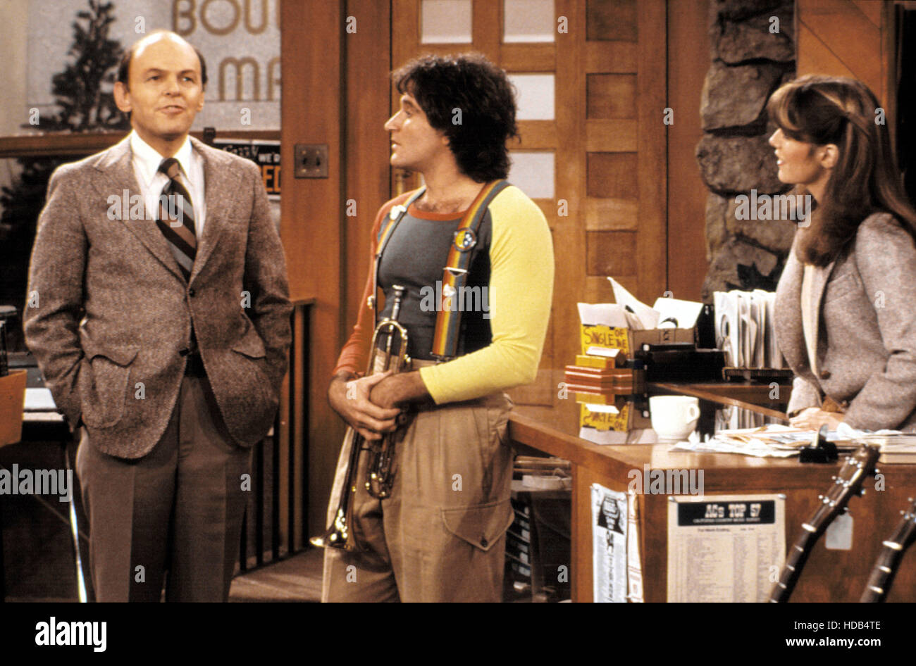 MORK & MINDY, Conrad Janis, Robin Williams, Pam Dawber, 1978-82 ...