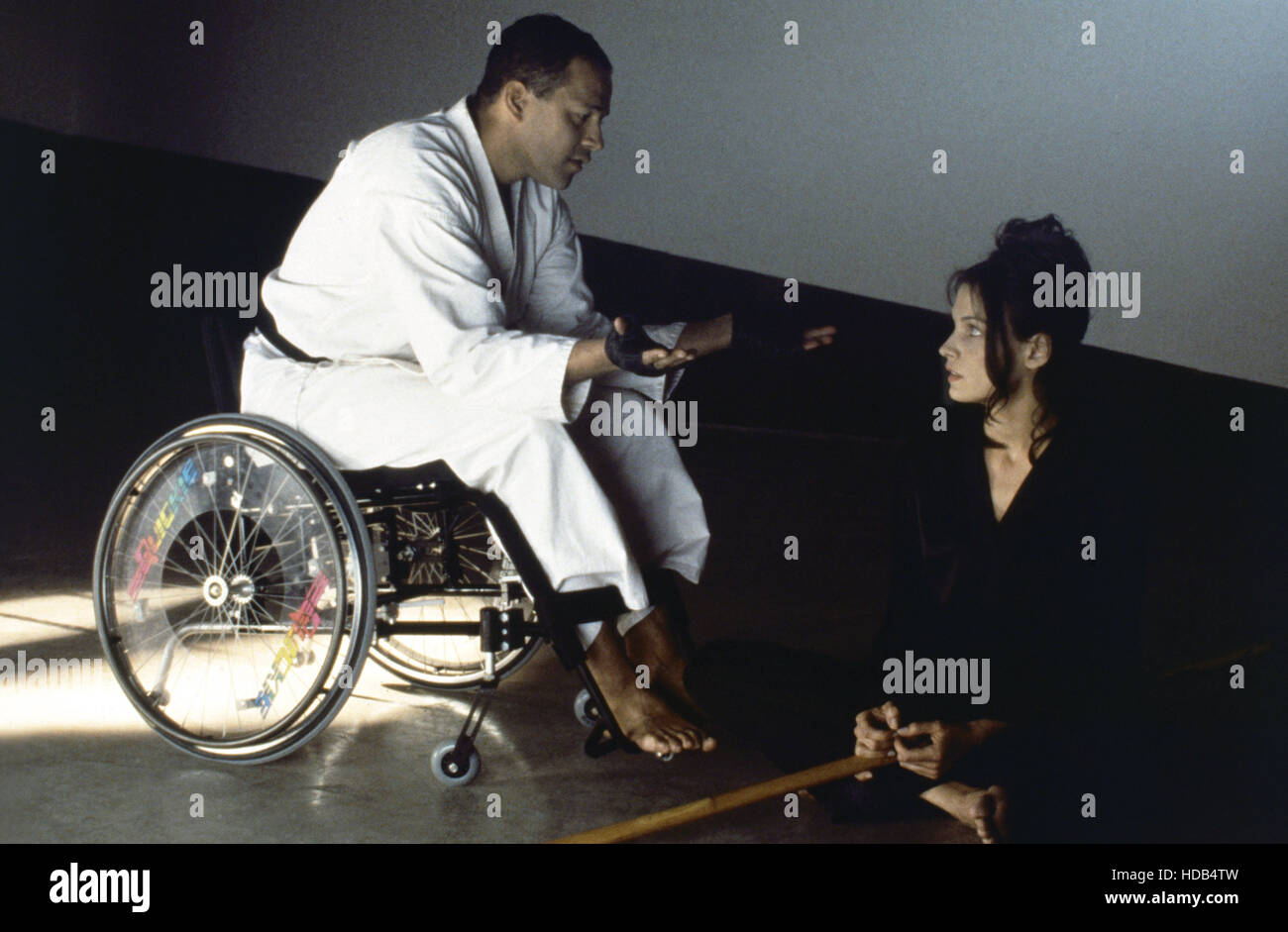 MODEL BY DAY, from left: Clark Johnson, Famke Janssen, 1993, TM ...