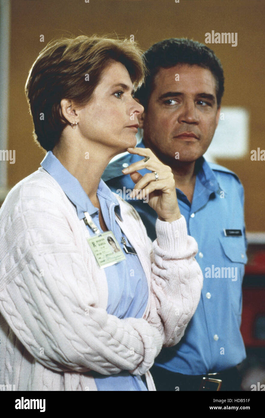 A MOTHER'S JUSTICE, from left: Meredith Baxter, G.W. Bailey, 1991, Ph ...