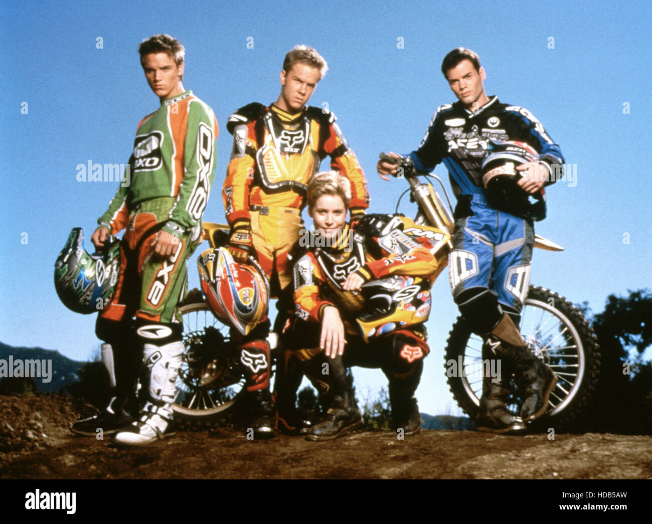 MOTOCROSSED, (from left): Riley Smith, Trever O'Brien, Alana Austin ...