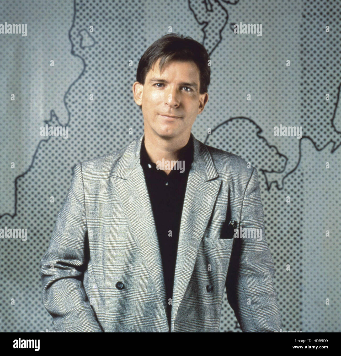 MTV NEWS, Kurt Loder, 1988, © MTV/courtesy Everett Collection Stock ...