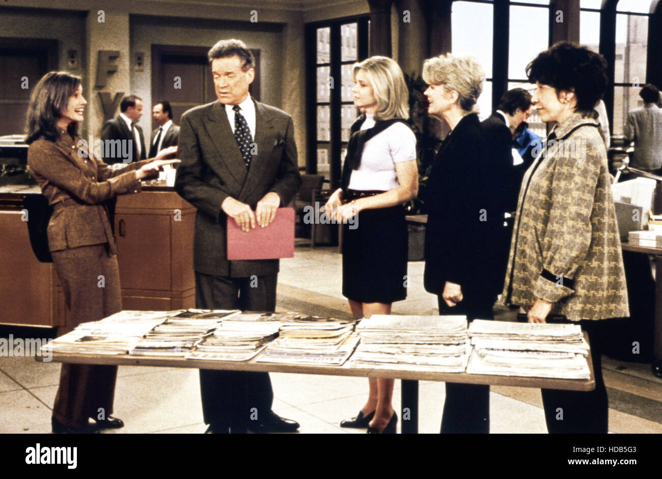 MURPHY BROWN, (from left): Julia Roberts, Charles Kimbrough, Faith Ford ...