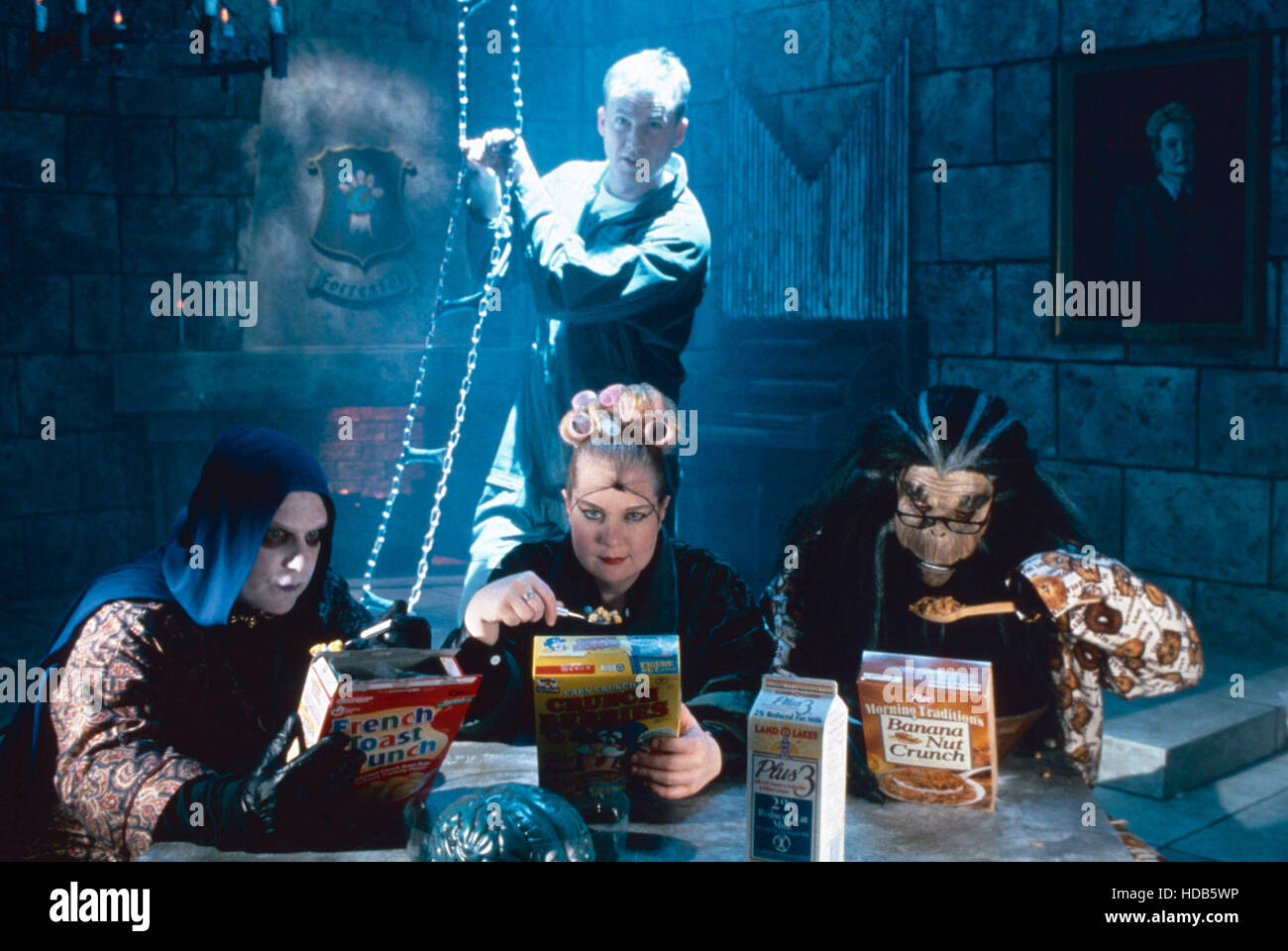 MYSTERY SCIENCE THEATER 3000, Mary Jo Pehl (front center), Mike Nelson ...