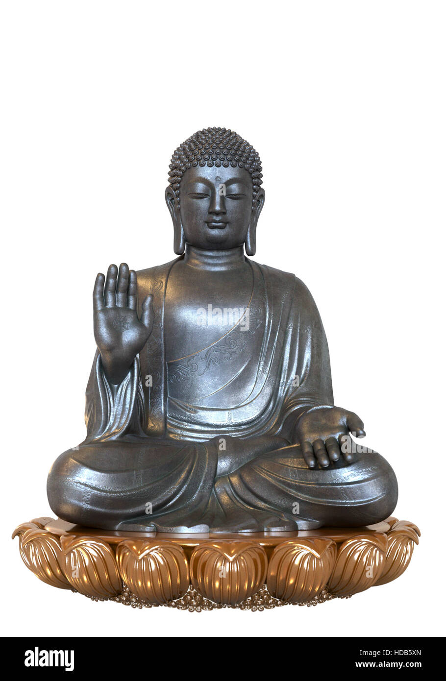 Silver buddha hi-res stock photography and images - Alamy