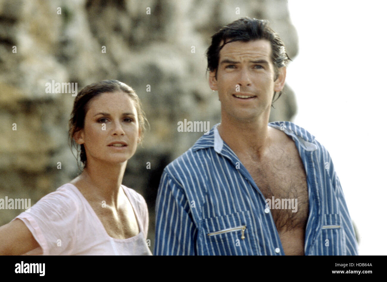 Remington Steele Stephanie Zimbalist Pierce Brosnan 1982 1987 C