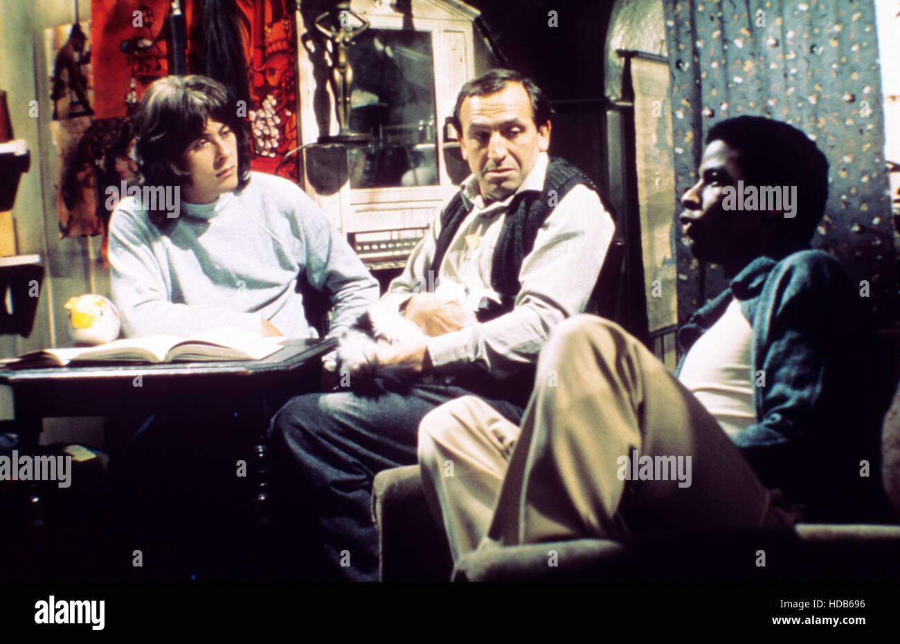 RISING DAMP, from left: Richard Beckinsale, Leonard Rossiter, Don ...
