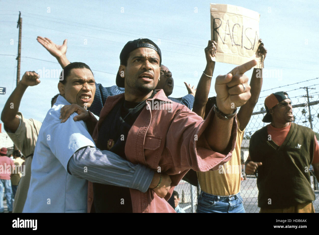 RIOT, Mario Van Peebles (center), 1997. © Showtime Network / Courtesy ...