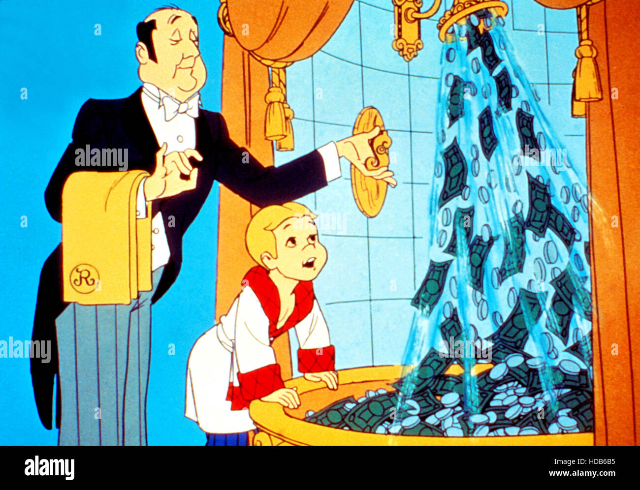RICHIE RICH, Cadbury the Butler, Richie Rich, 1980-82 Stock Photo - Alamy