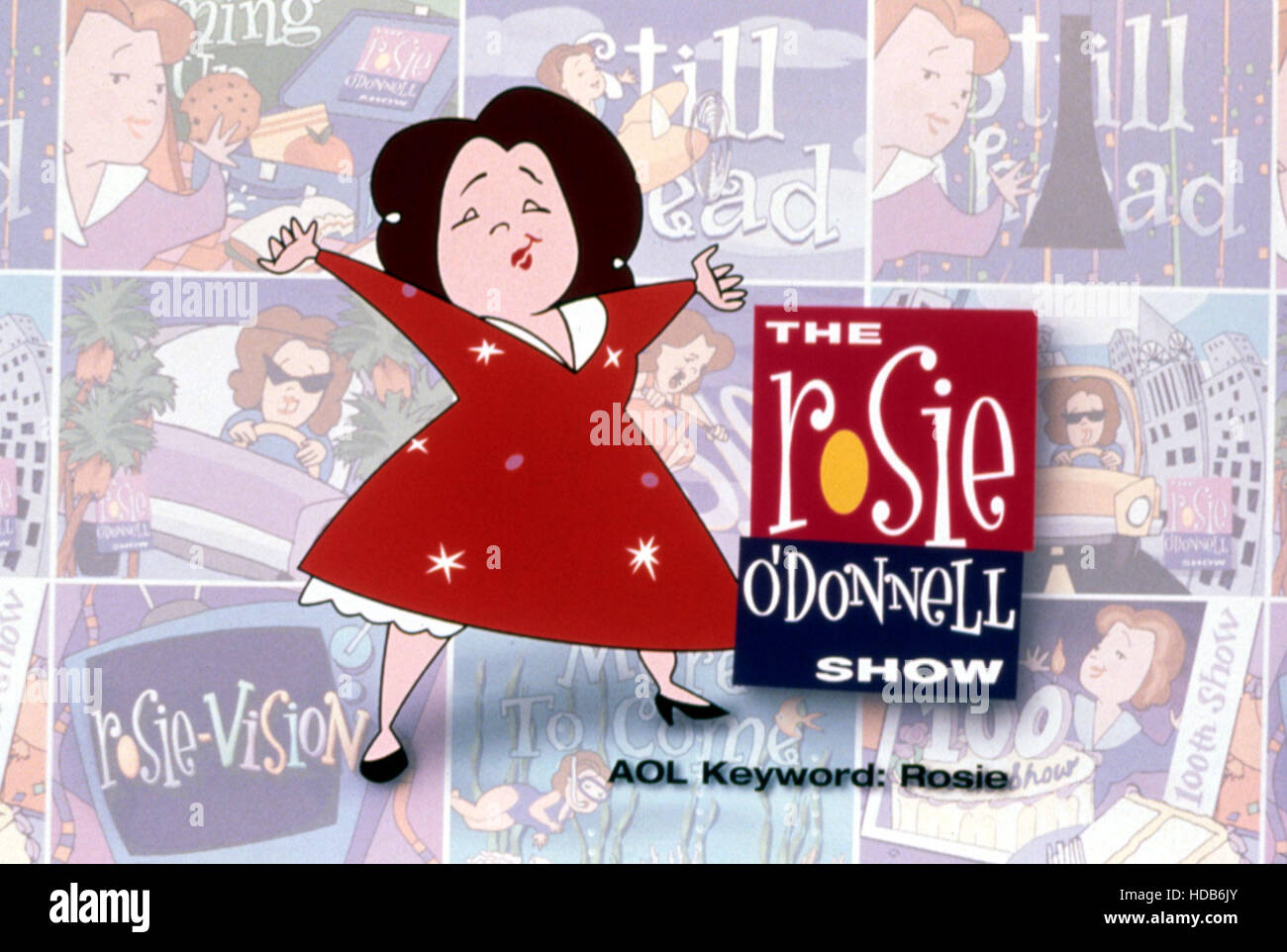 THE ROSIE O'DONNELL SHOW, opening graphic, 1996-2002 Stock Photo - Alamy