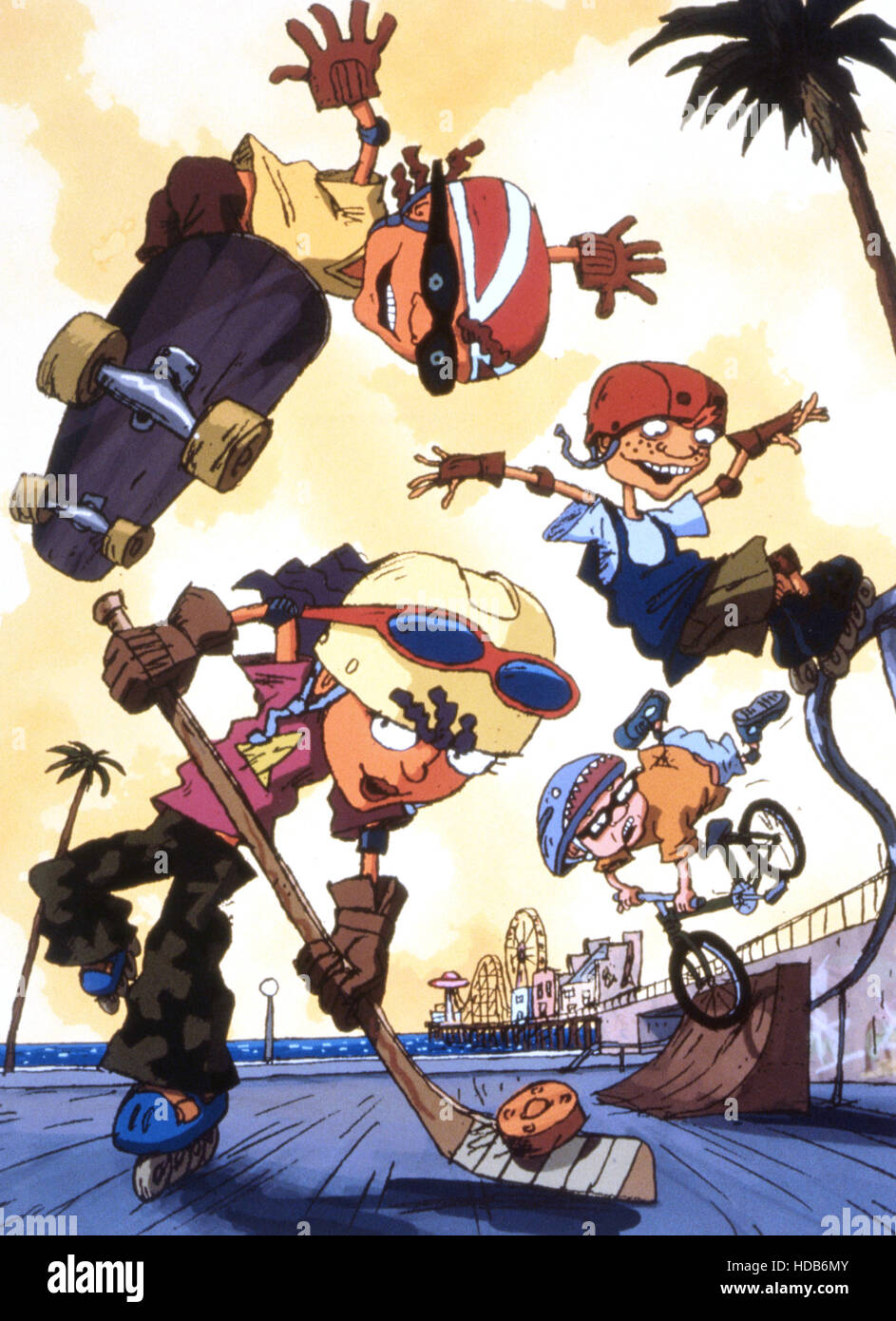 Rocket Power Sam Skateboarding