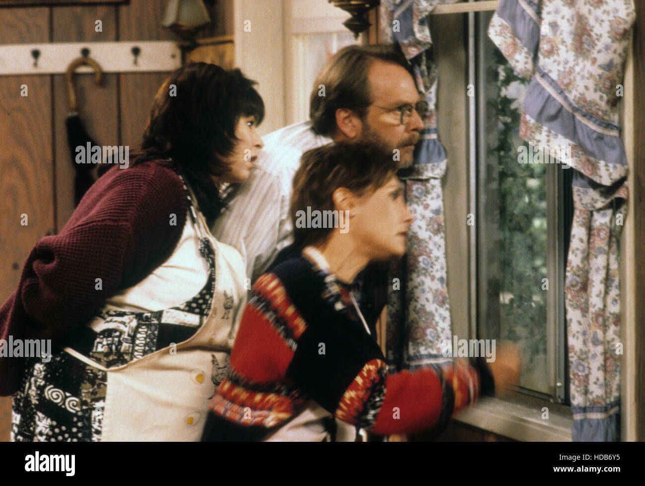 ROSEANNE, from left to right: Roseanne, Laurie Metcalf, Martin Mull ...