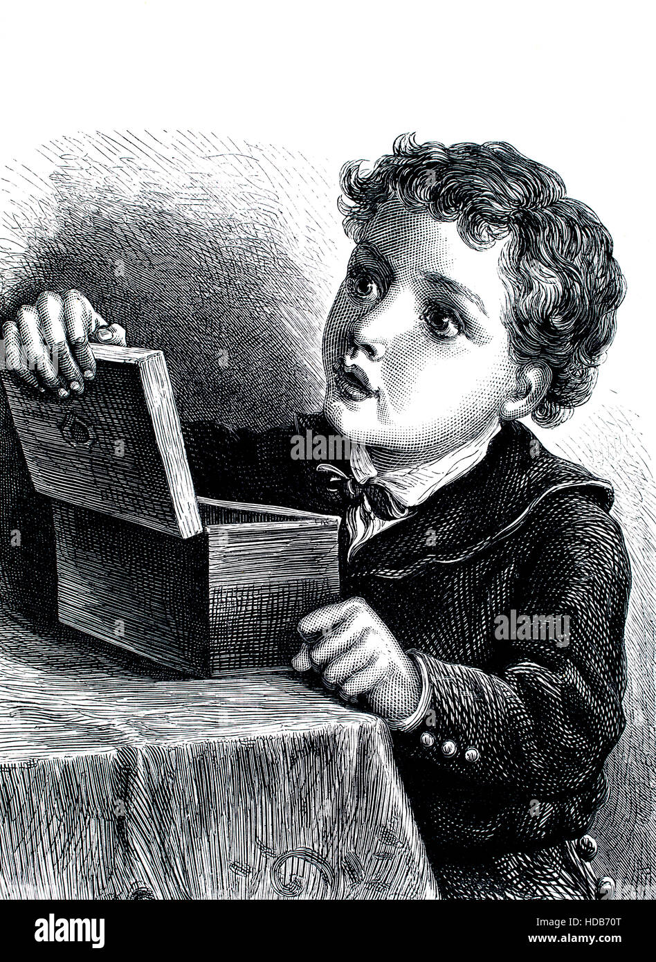 Boy reading from paper hi-res stock photography and images - Alamy