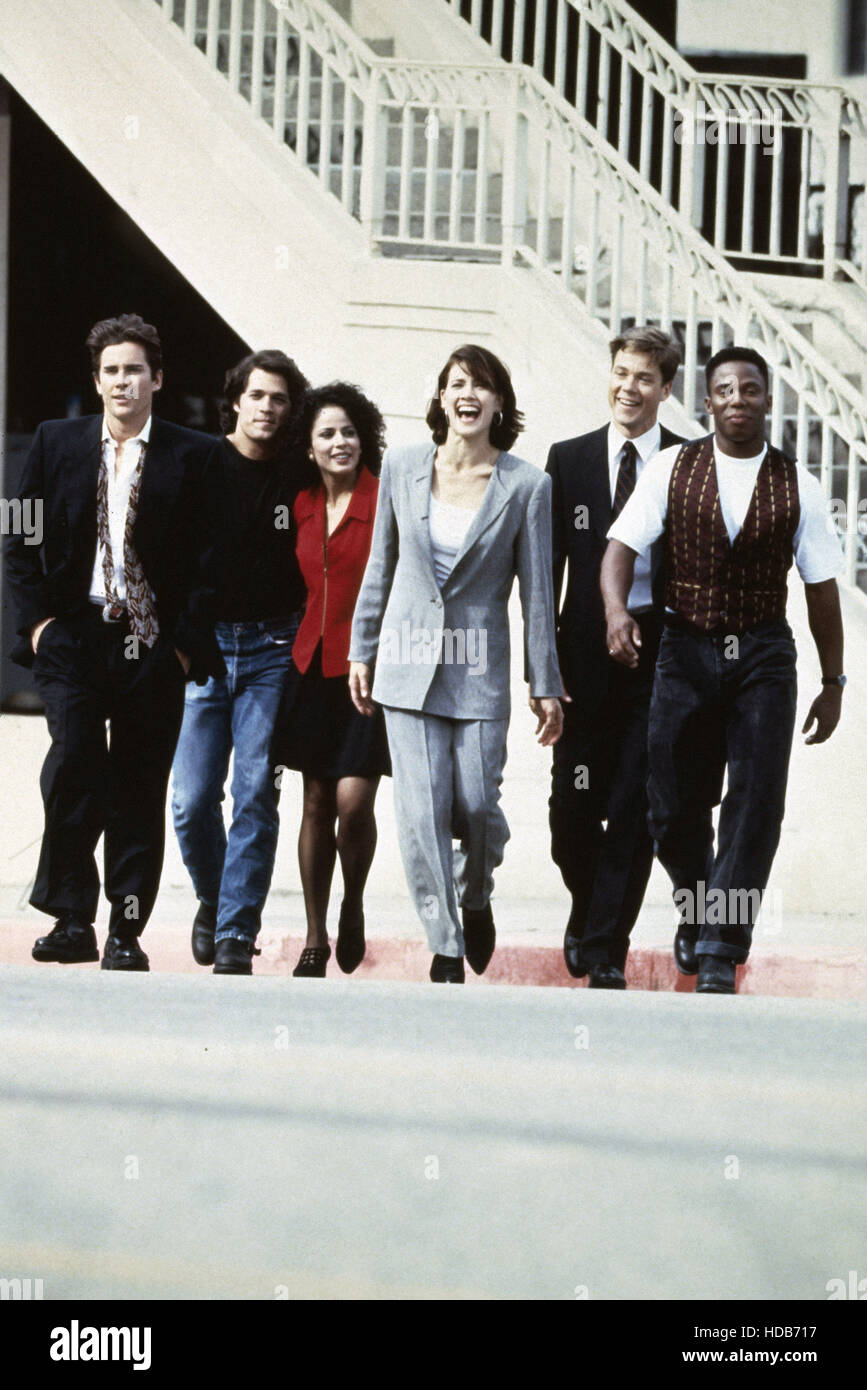 THE ROUND TABLE, from left: Tom Breznahan, David Gail, Roxanne Biggs ...
