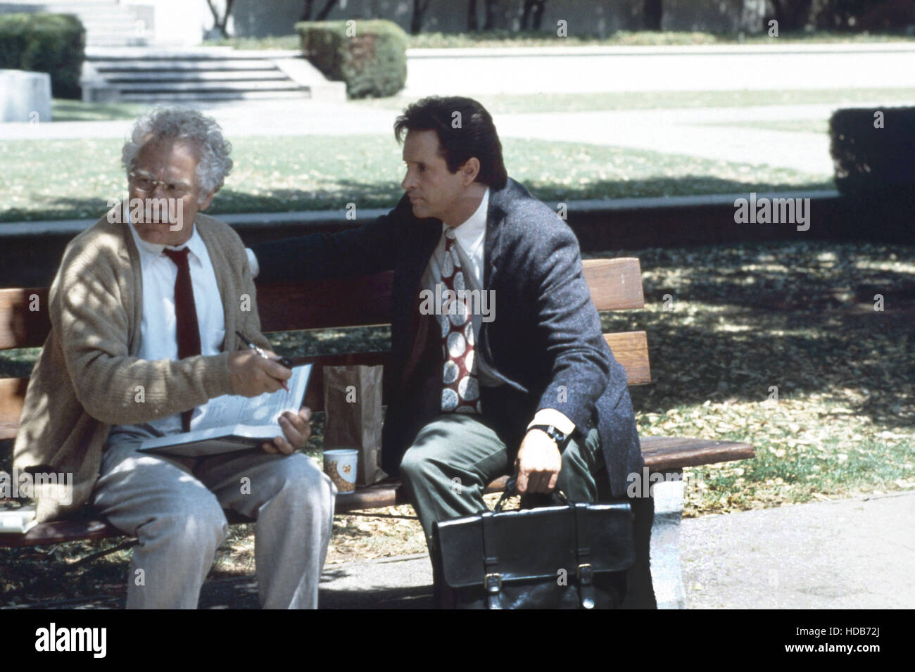 RUNNING AGAINST TIME, from left: Sam Wanamaker, Robert Hays, 1990 ...