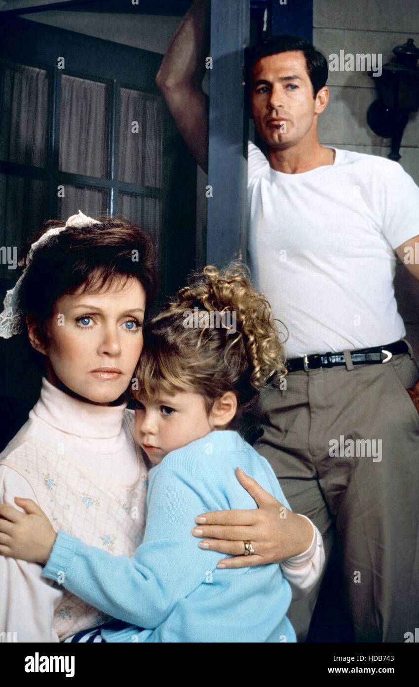 RUNAWAY FATHER, from left: Donna Mills, Jennie Reid Huston, Jack Scalia ...