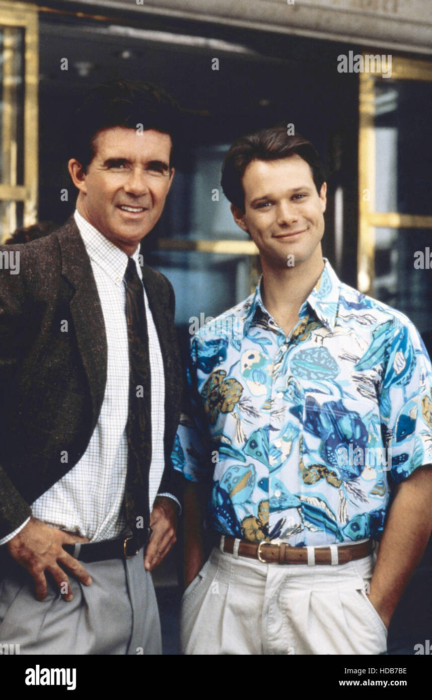 STILL NOT QUITE HUMAN, from left: Alan Thicke,Jay Underwood, 1992 ...